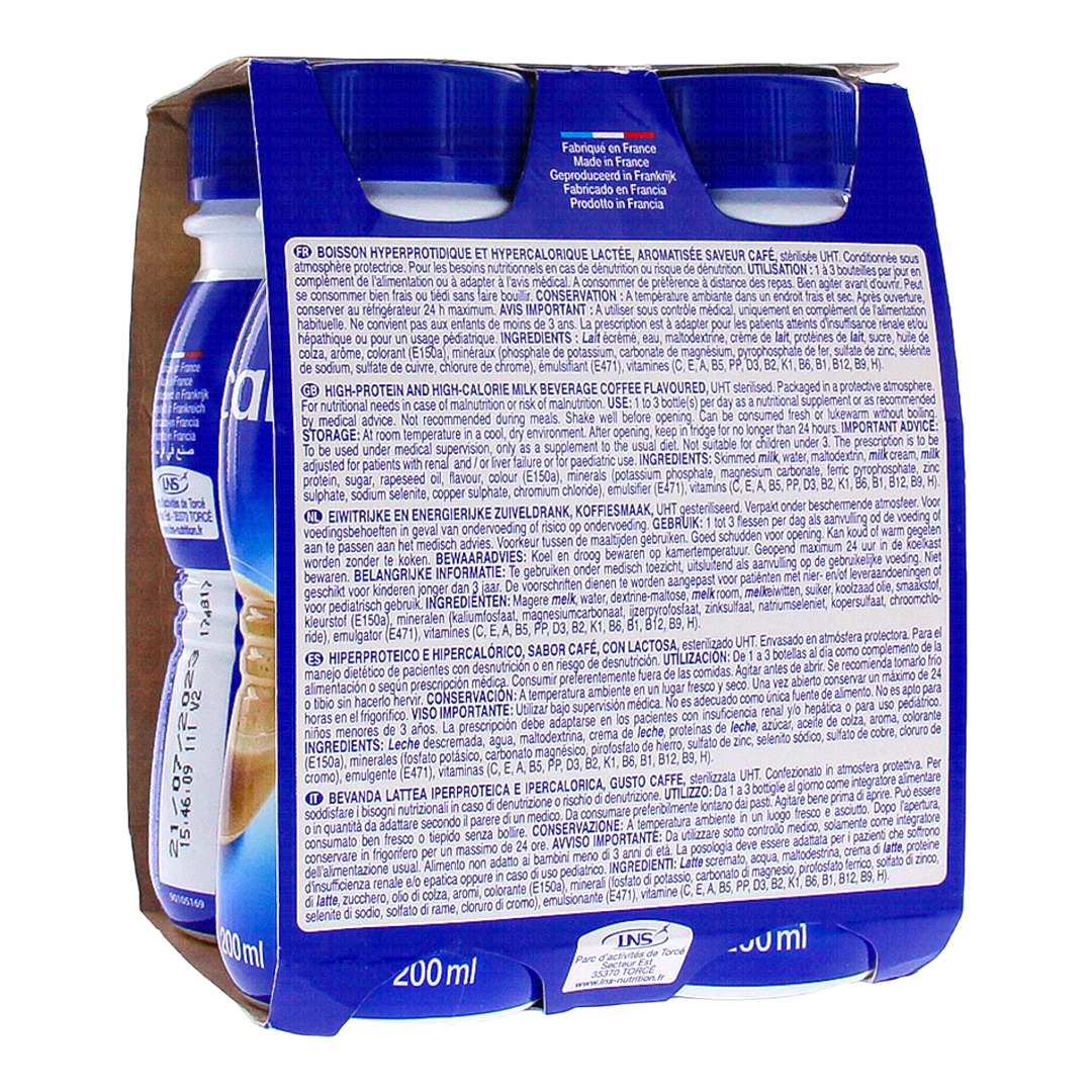 Delical Boisson Lactée Café 4x200 ml