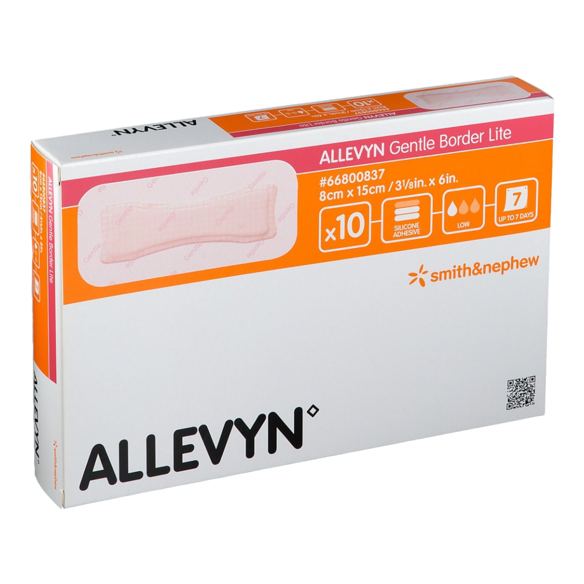 Allevyn Gentle Border Lite 8x15 cm